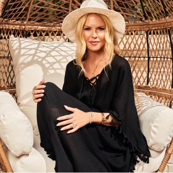 Walter Baker | Swim | Walter Baker Acapulco Midi Kaftan In Black New ...